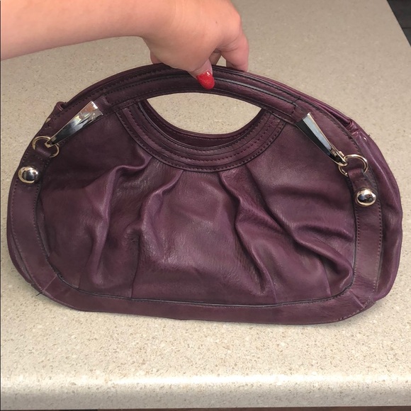 JustFab | Bags | Plum And Gold Grecian Goddess Bag | Poshmark